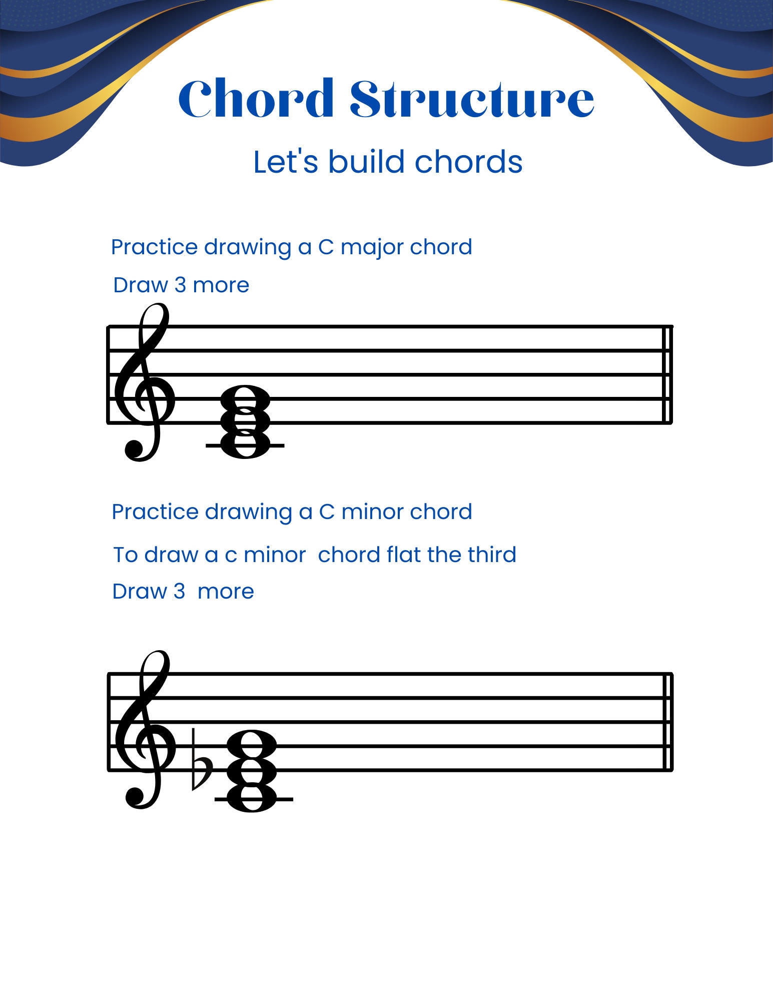 Piano Worksheets Building Chords Music Worksheets Homeschool Worksheets ...