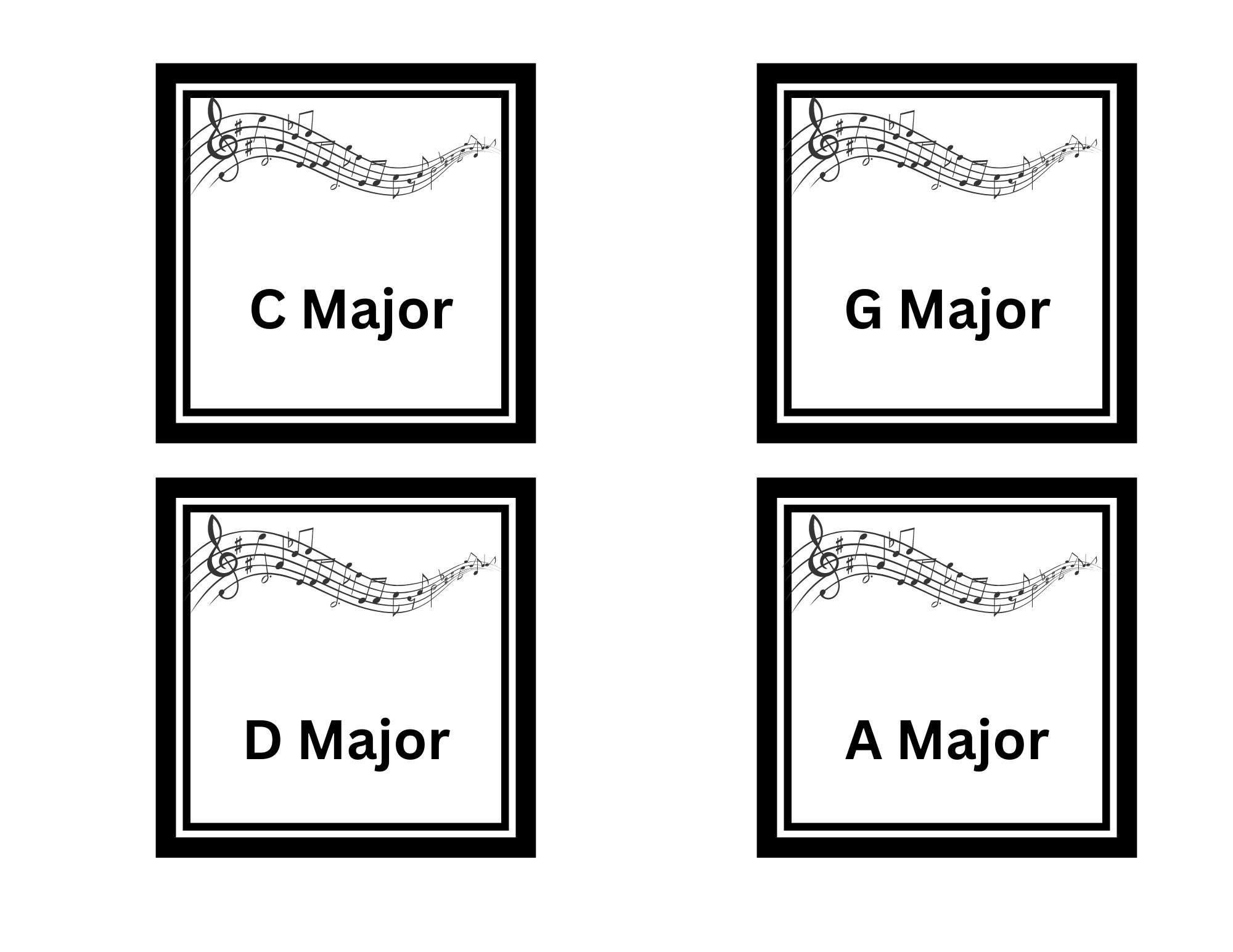 Key Signature Flashcards Piano Lessons Music Lessons Music Flashcards ...