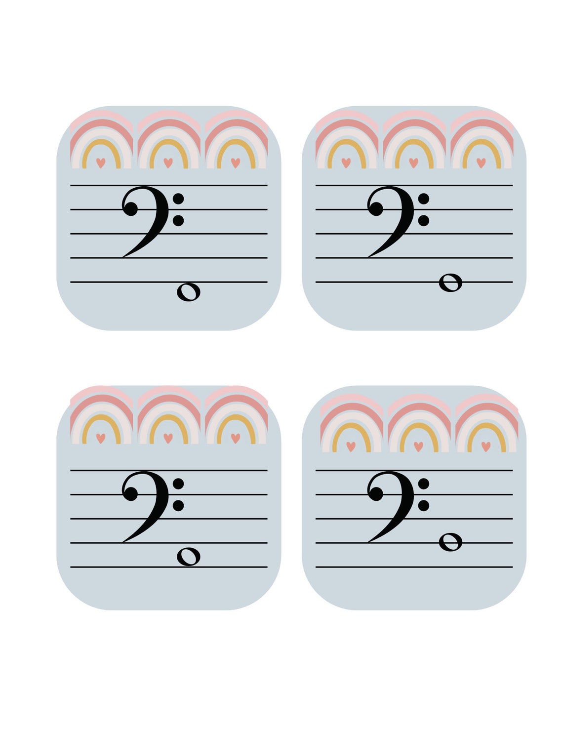 Music Flashcards Piano Lesson Music Lesson Homeschool Music Printable ...