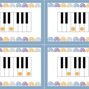 Piano Key Steps and Skips Music Theory Game Group Lessons Piano Lesson ...
