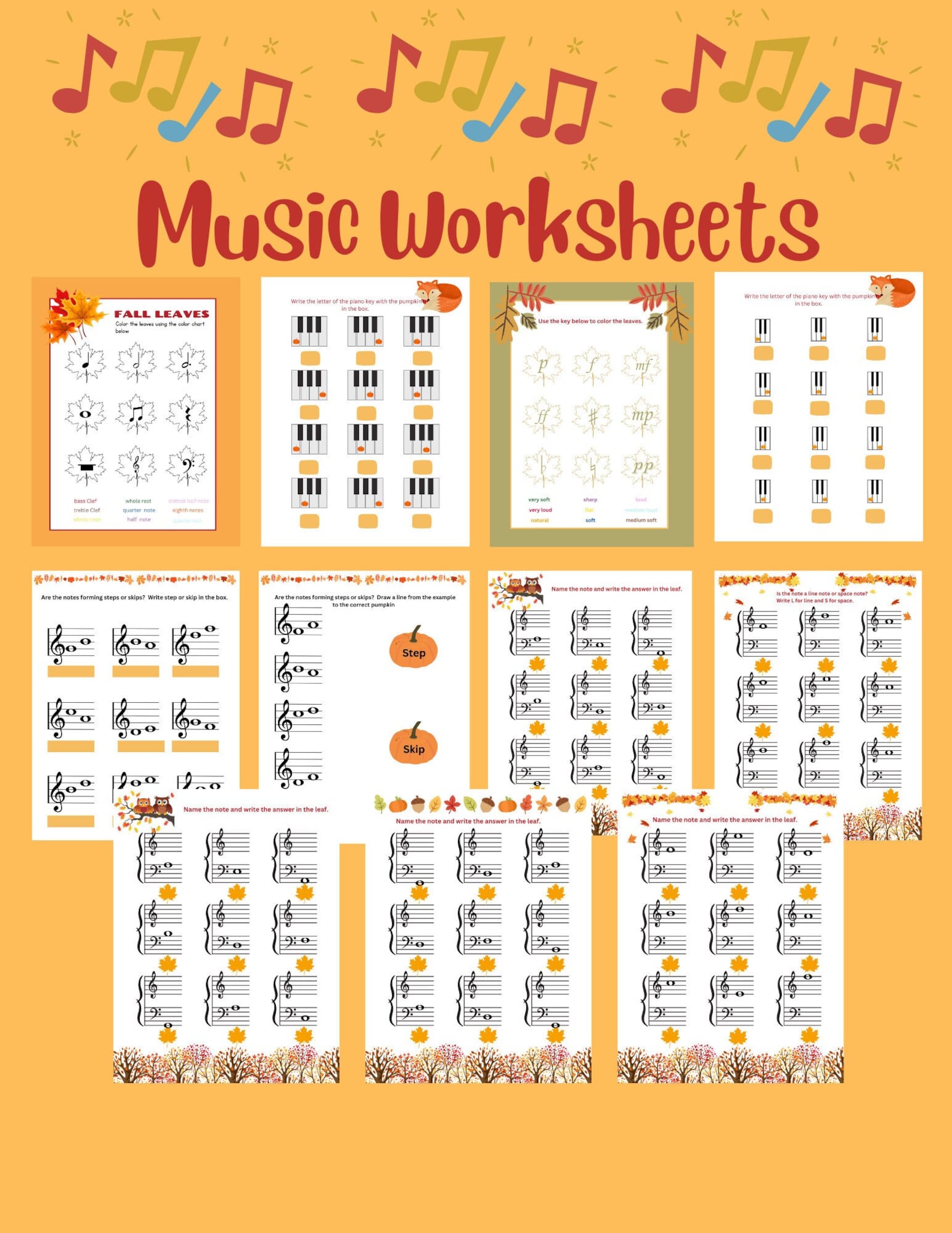 Music Worksheets Music Printable Homeschool Printable Music Lesson ...