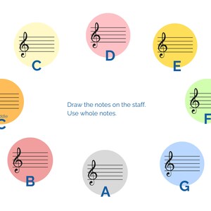 Music Theory Worksheets Music Printable Piano Homework Music Lesson ...