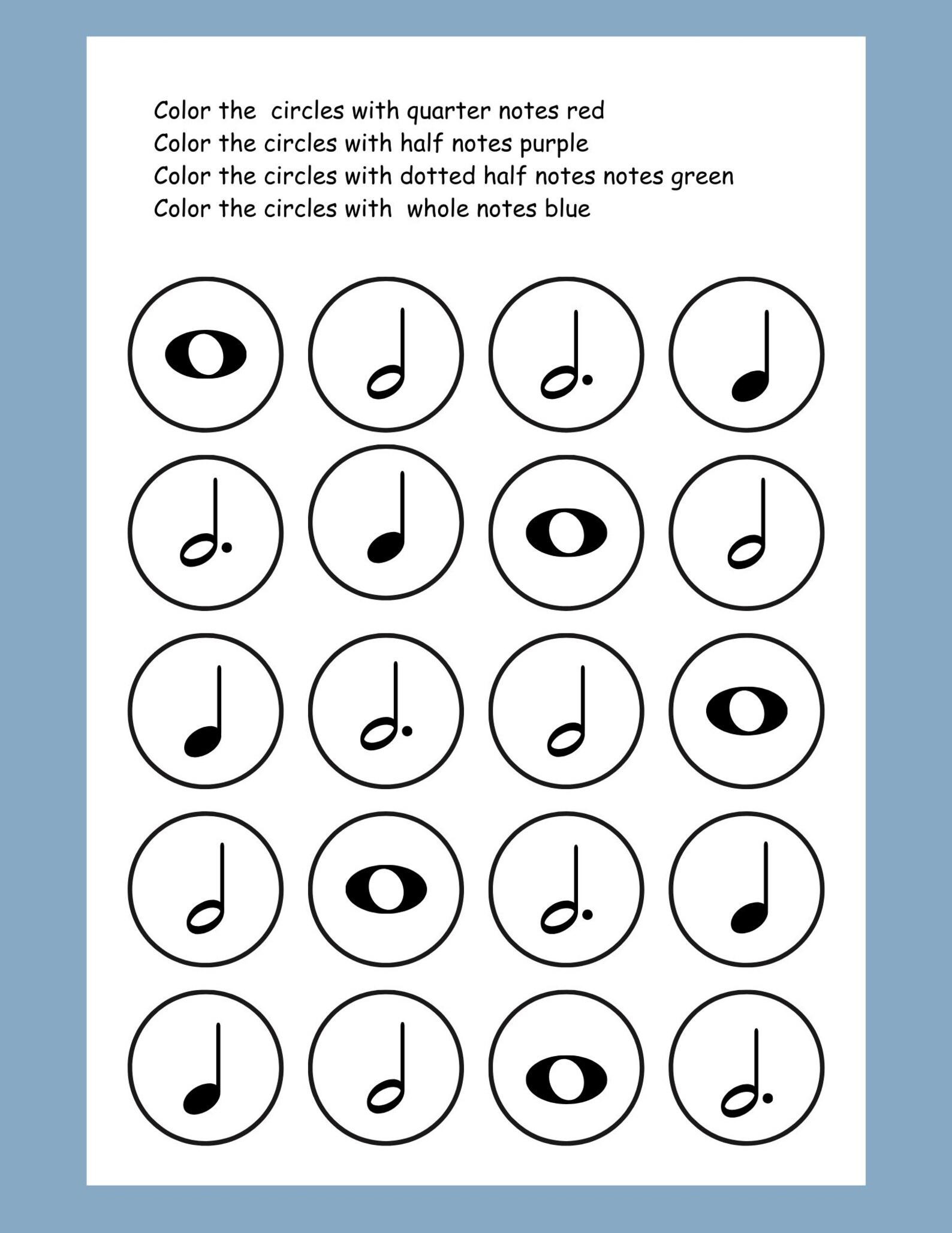 Music Note Worksheets Music Theory Worksheets Music Printable Music ...