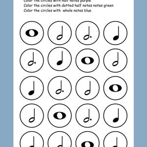 Music Note Worksheets Music Theory Worksheets Music Printable Music ...