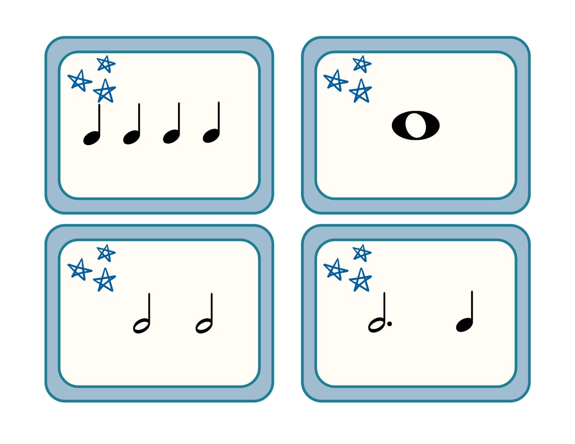 Rhythm Game Music Education Music Theory Game Music Printable ...