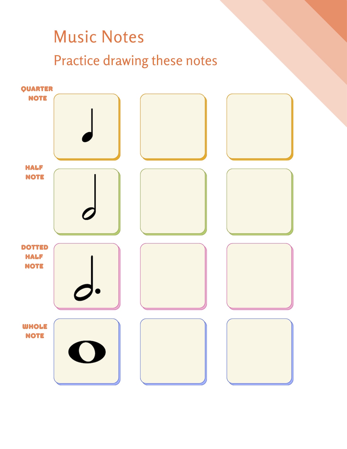 Music Worksheets Piano Printable Homeschool Printable Music Lessons ...