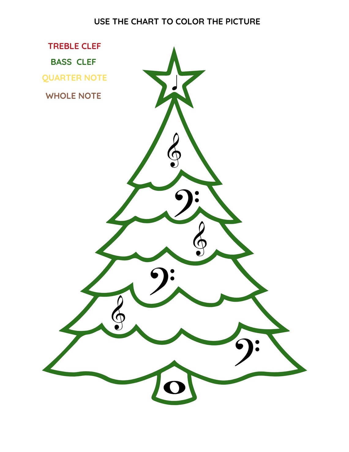 Christmas Music Worksheets Coloring Worksheets Piano Worksheets ...