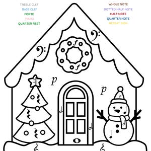 Christmas Music Worksheets Coloring Worksheets Piano Worksheets ...