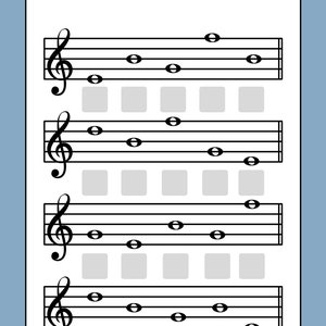 Music Worksheets Basic Note Reading Treble Clef Worksheets Bass Clef ...