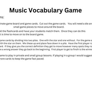 Music Vocabulary Game Piano Game Piano Flashcards Music Lessons Piano ...
