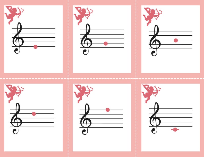 Music Theory Game Music Note Reading Activity Piano Lesson Game Group ...