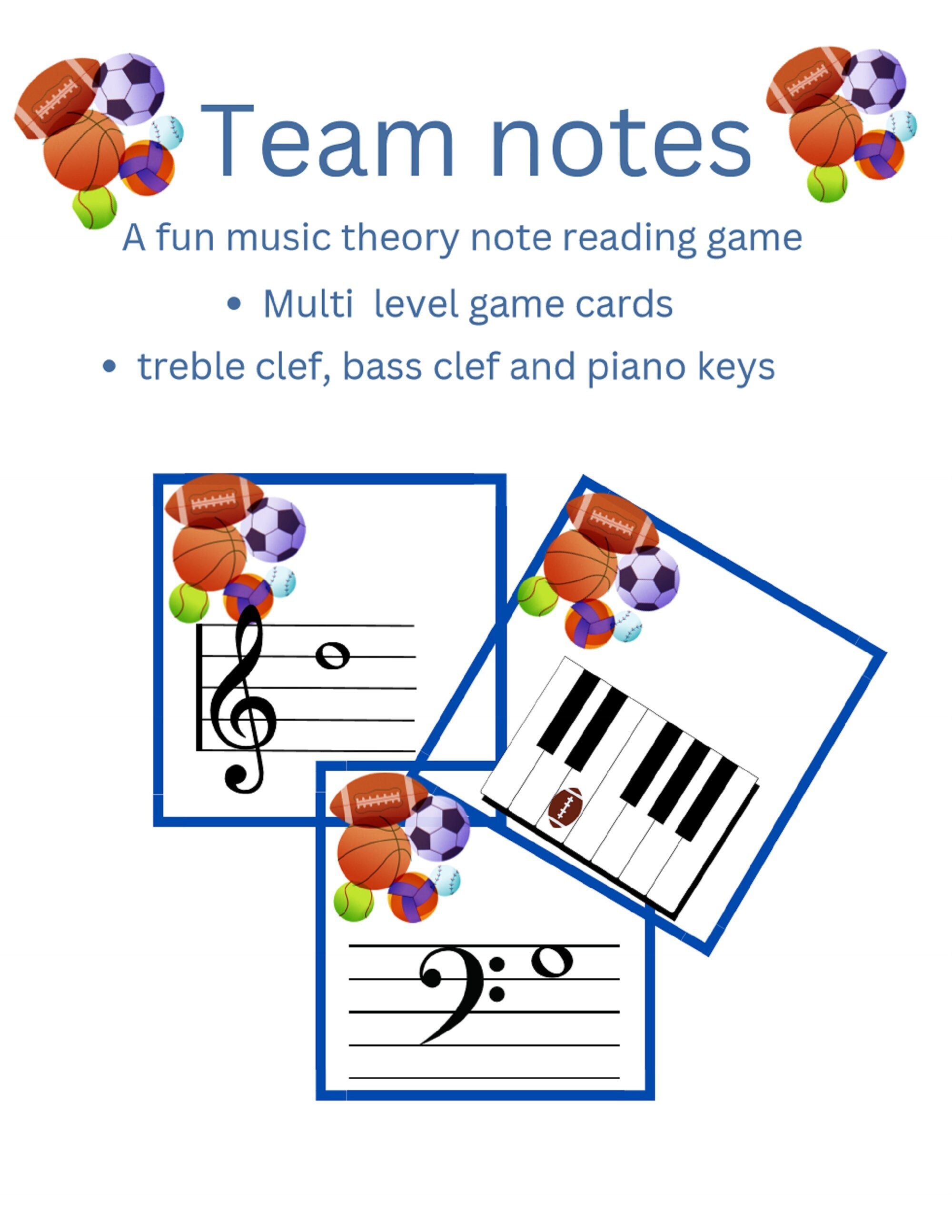 Team Notes Music Education Piano Lessons Group Piano Lessons Music ...