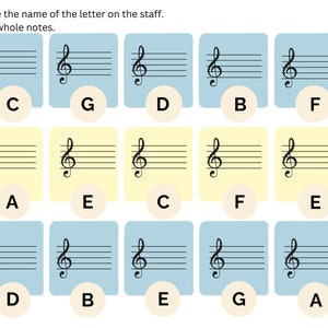 Music Theory Worksheets Music Printable Piano Homework Music Lesson ...