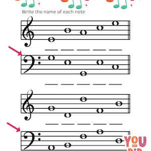 Music Worksheets Music Printable Piano Lesson Music Lesson Homeschool ...