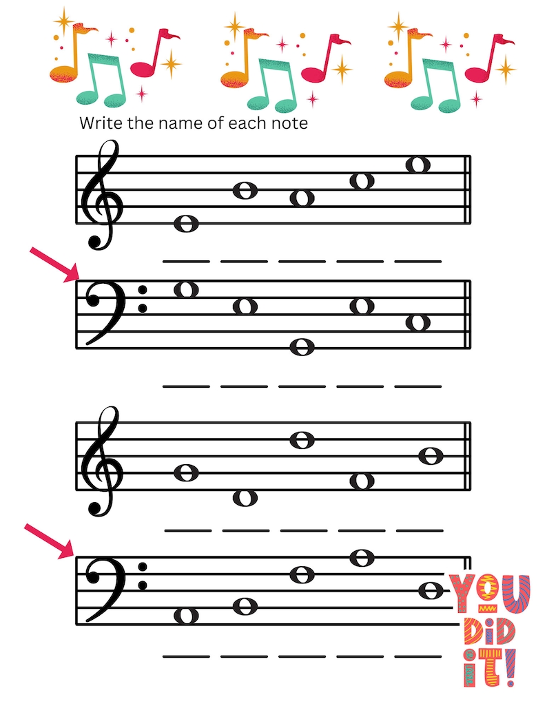 Music Worksheets Music Printable Piano Lesson Music Lesson Homeschool ...