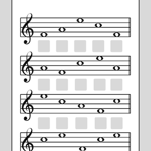 Music Worksheets Basic Note Reading Treble Clef Worksheets Bass Clef ...