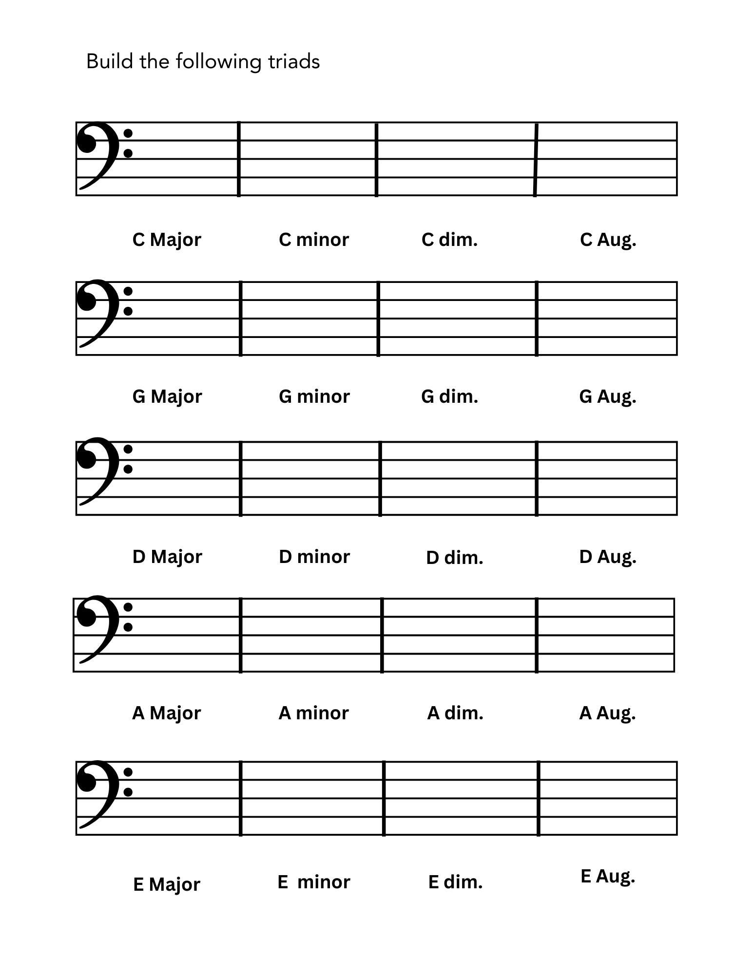 Music Theory Worksheets Homeschool Music Piano Worksheets Music ...