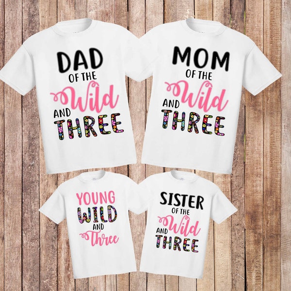 Young Wild and Three Shirt - Etsy
