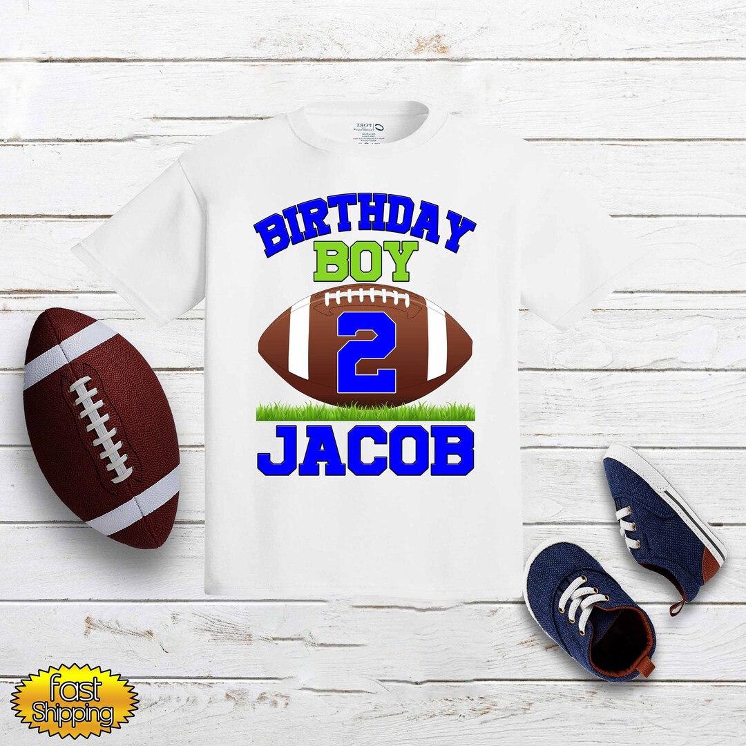 Football Birthday Shirt, 1st Birthday Football Shirt, First Birthday ...