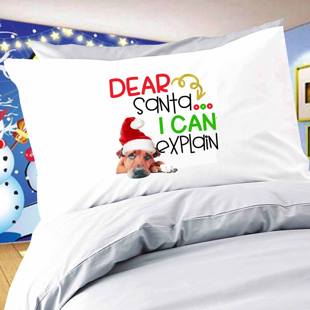 Personalized Christmas Pillowcase: Santa, Elf, First Christmas - Etsy