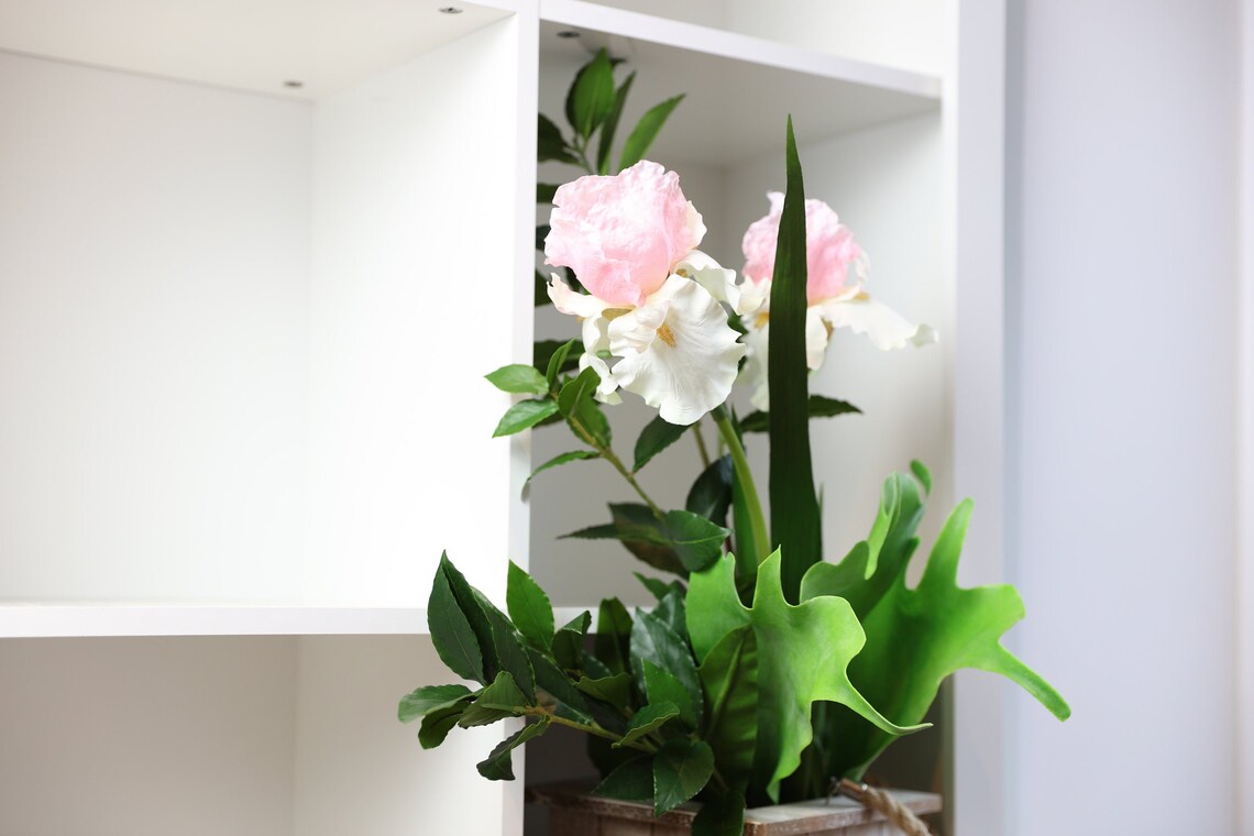 Artificial Iris,fresh Looks Fake Iris, Fake Flowers, Faux Iris for ...