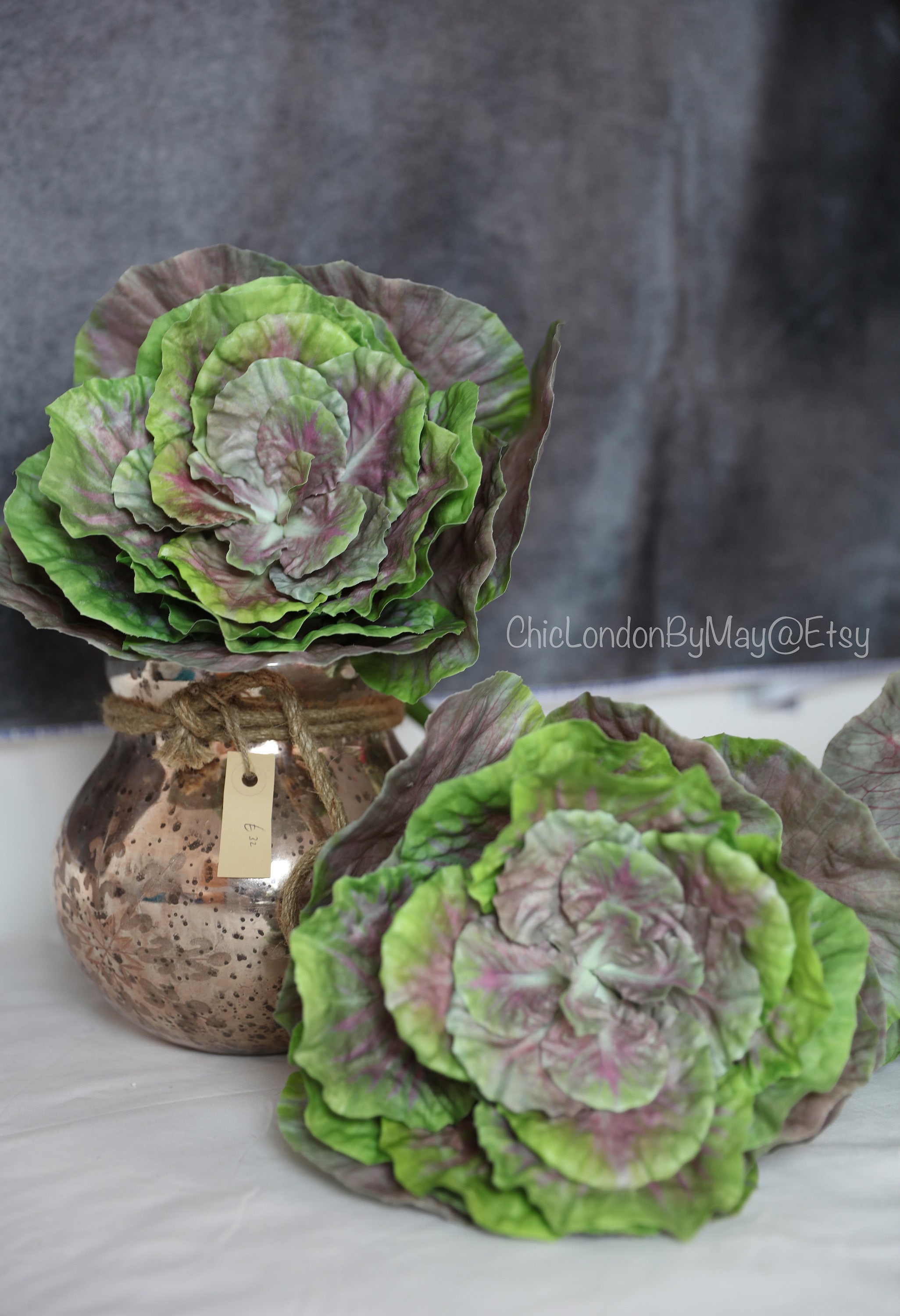 Artificial Cabbage Branch Fake Fruit Realistic Vegetables Food Fake ...