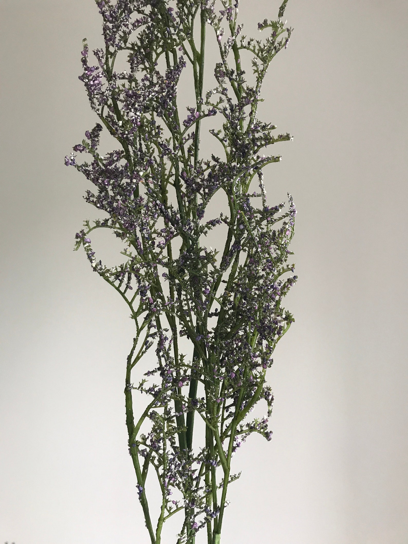 Artificial Grass With Purple Flowers Long Stem Romantic Flowers Fake ...