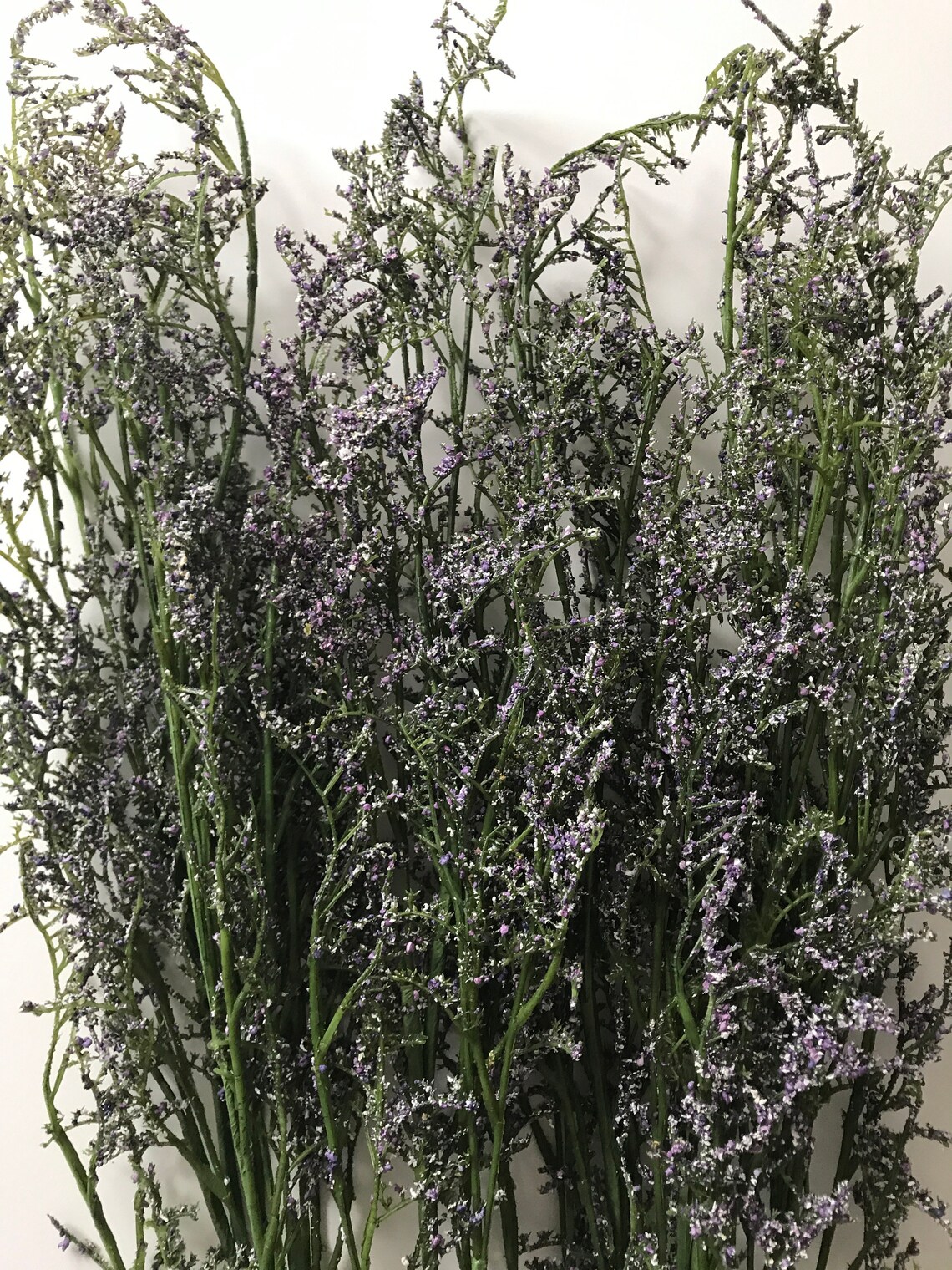 Artificial Grass With Purple Flowers Long Stem Romantic - Etsy