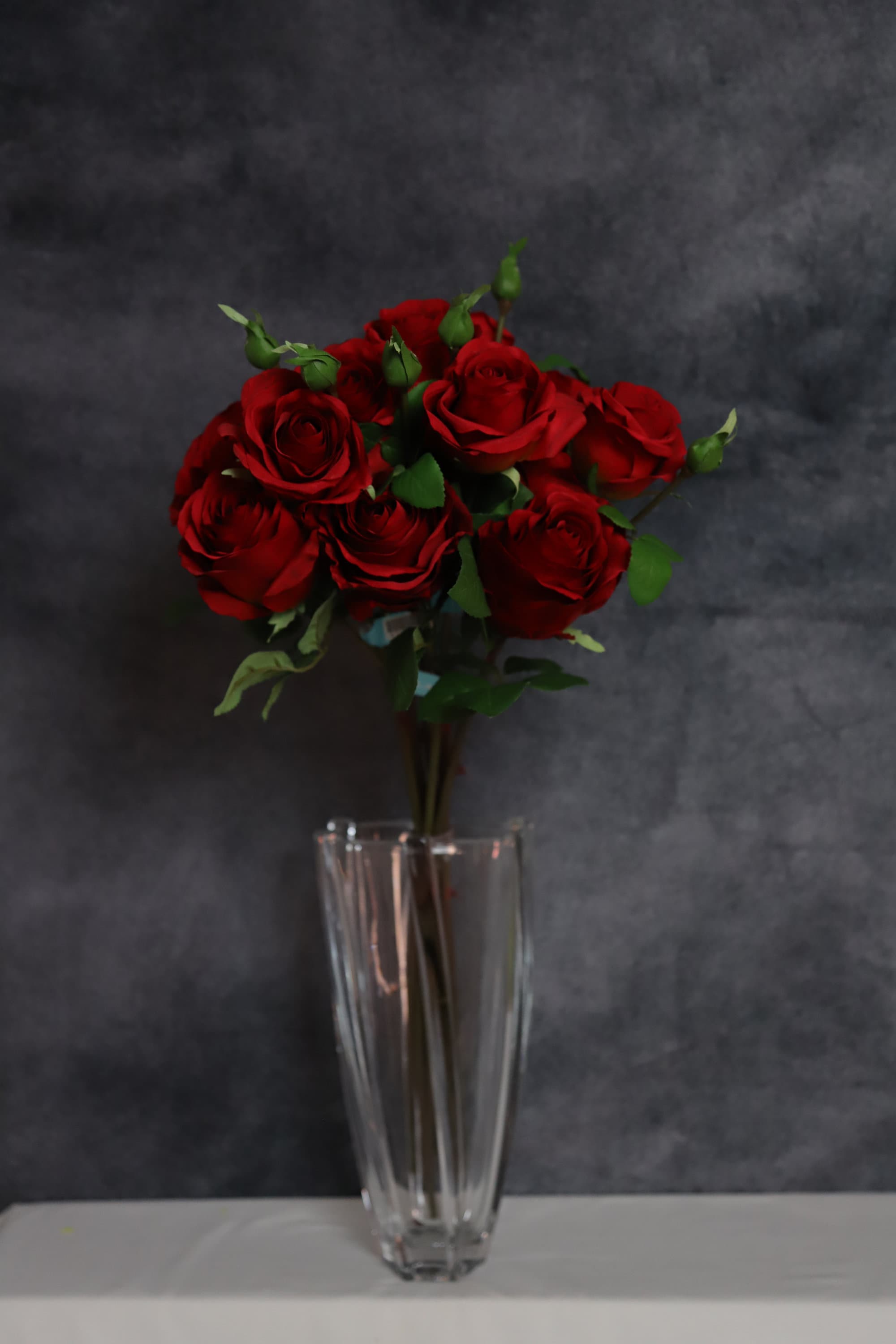 Artificial Red Rose, Beautiful Full Blossom Roses, Fake Roses for ...