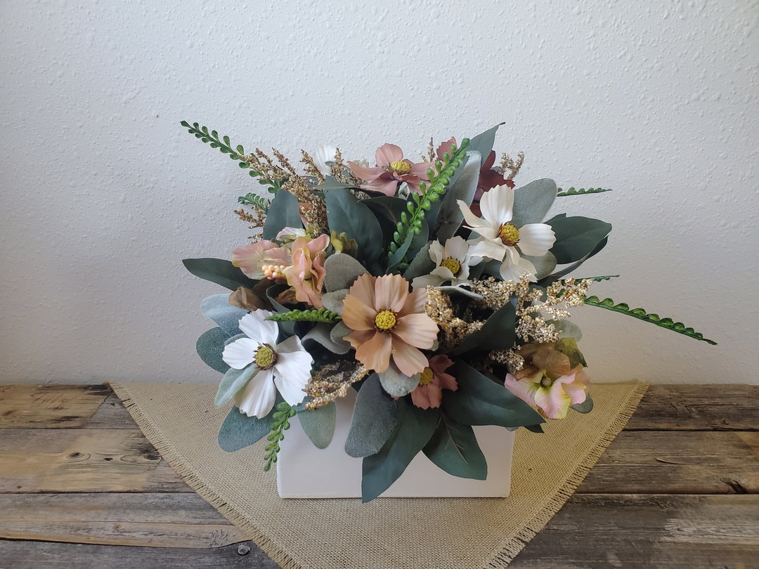 Floral Arrangement in Metal Toolbox Everyday Floral - Etsy