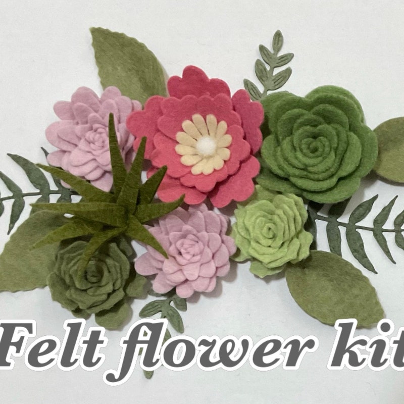 Felt Flower Kit - Etsy