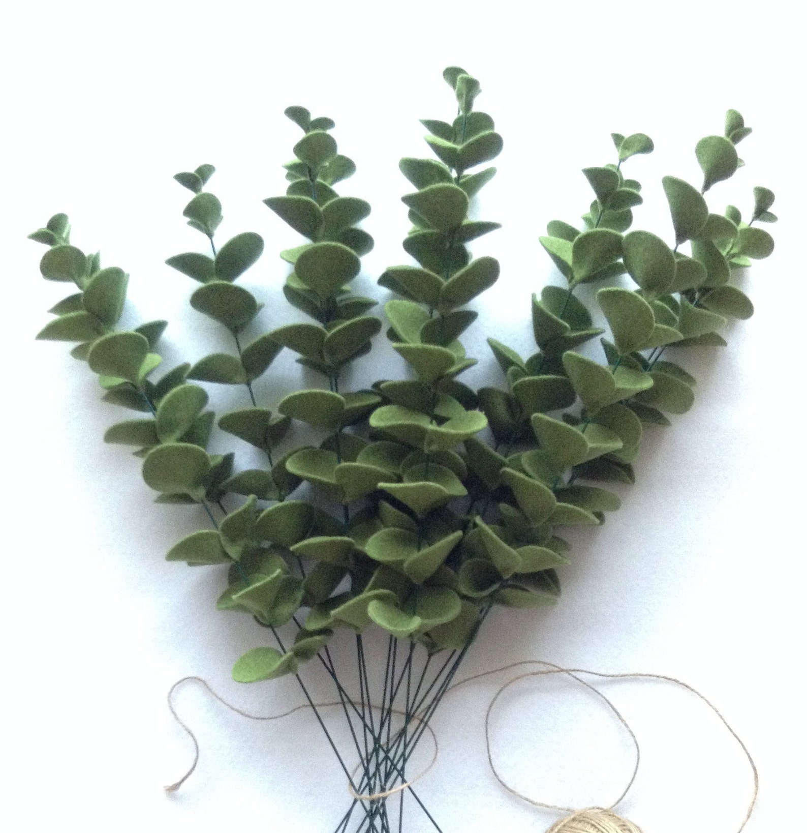 Artificial Eucalyptus Stem, Felt Eucalyptus, Silver Dollar Eucalyptus ...