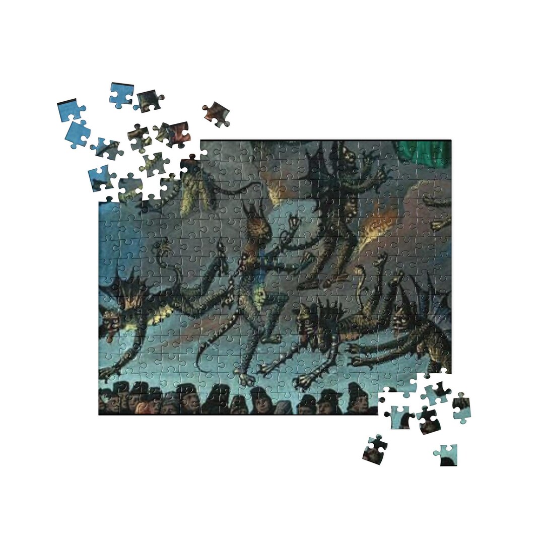 Jigsaw Puzzle - Demons - Etsy