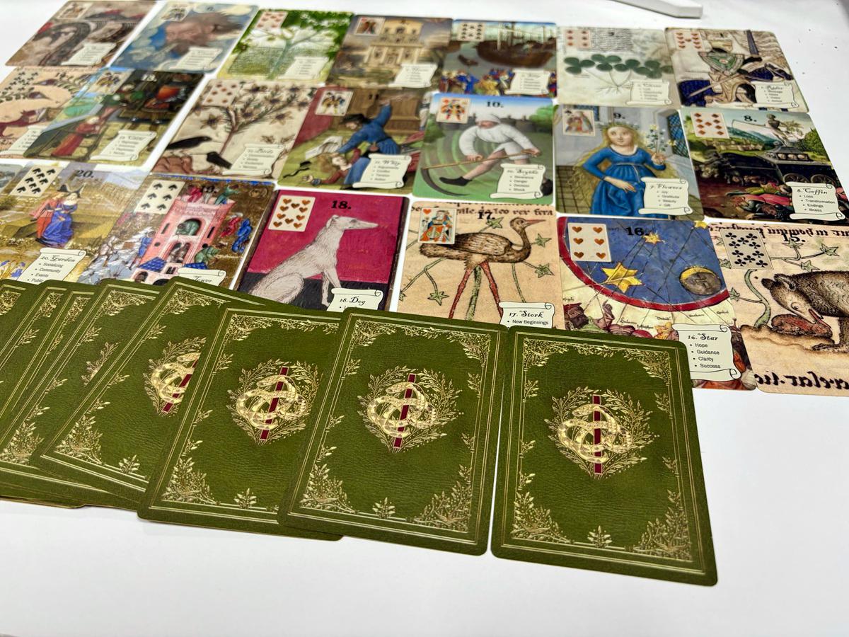 Medieval Oracle of Lenormand - With Book - Etsy
