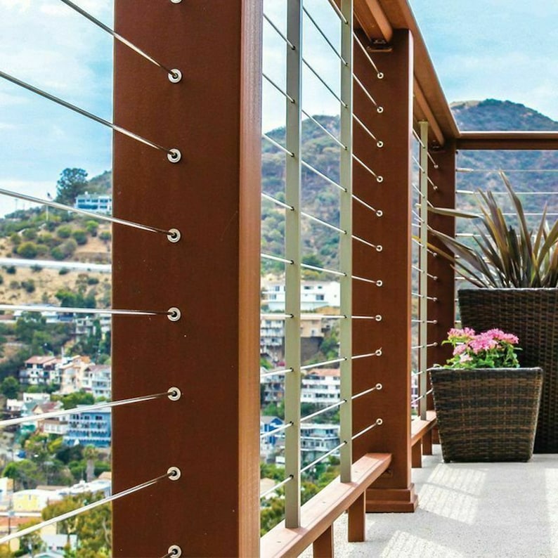 T316 Stainless Steel Protective Protector Sleeve for 1/8" & 3/16“ Cable ...