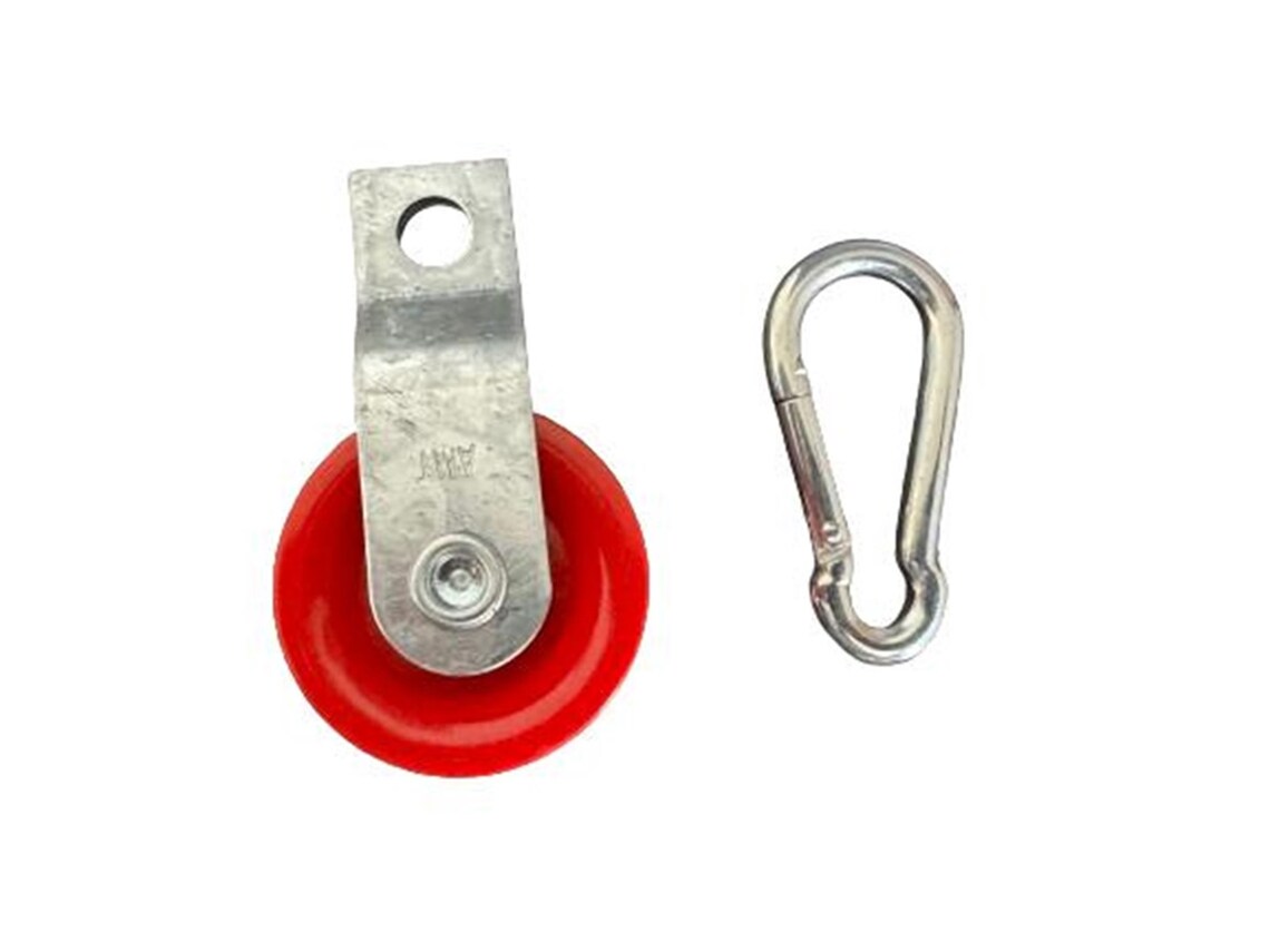 Pulleys & Zinc Carabiner Snap Hooks/clips Sports Netting Baseball ...