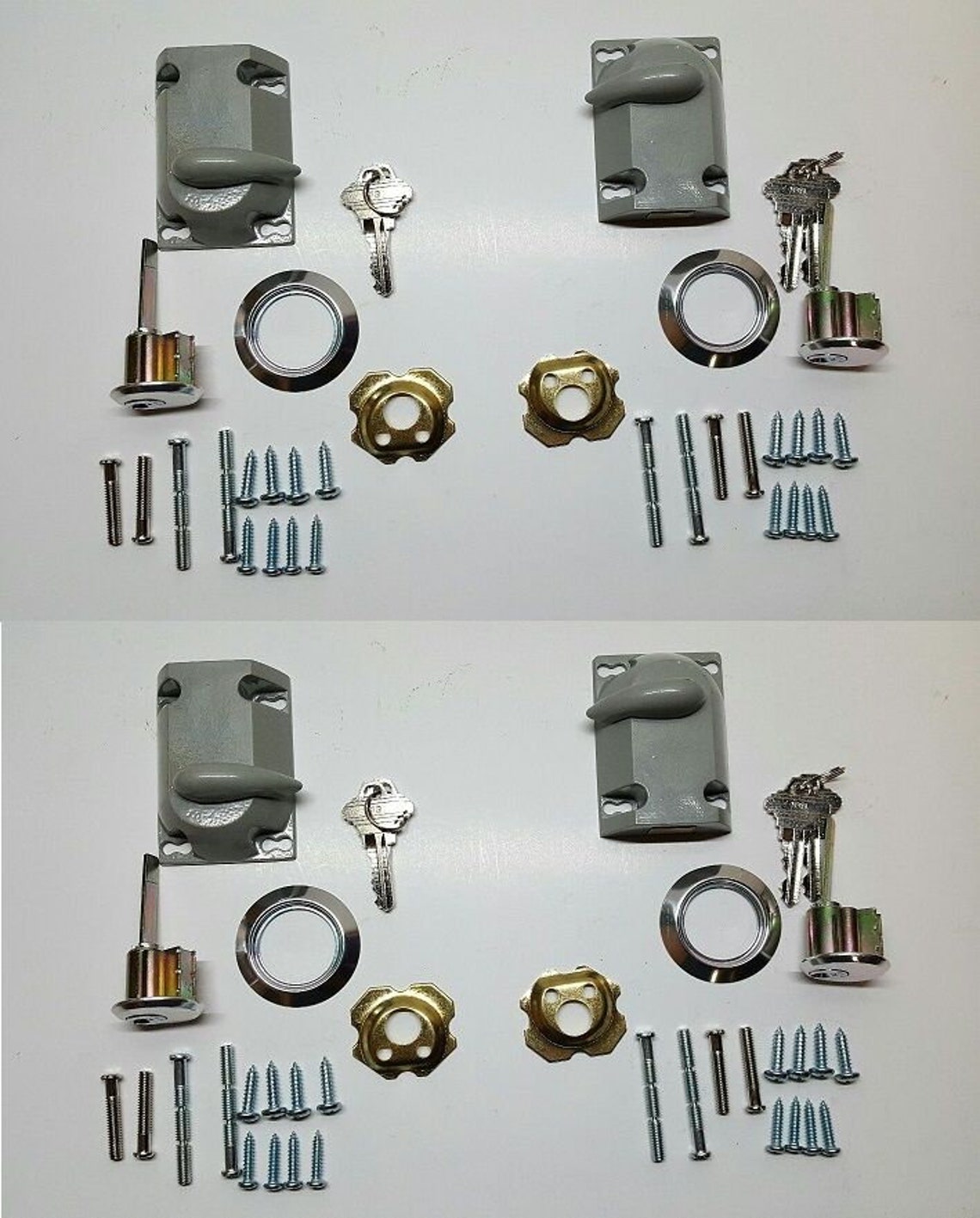 4 Sets Garage Door Keyed Dead Bolt Cylinder Lock Key Set KEYED ALIKE - Etsy