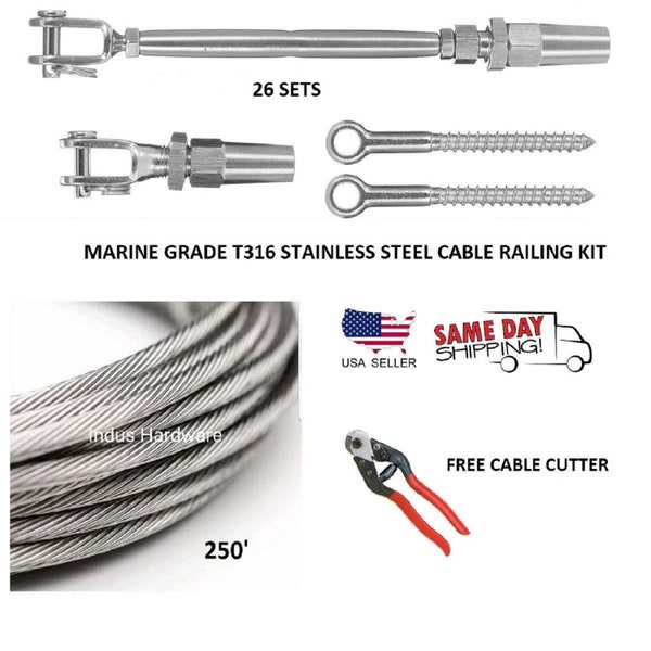 Cable Railing Kit - Etsy