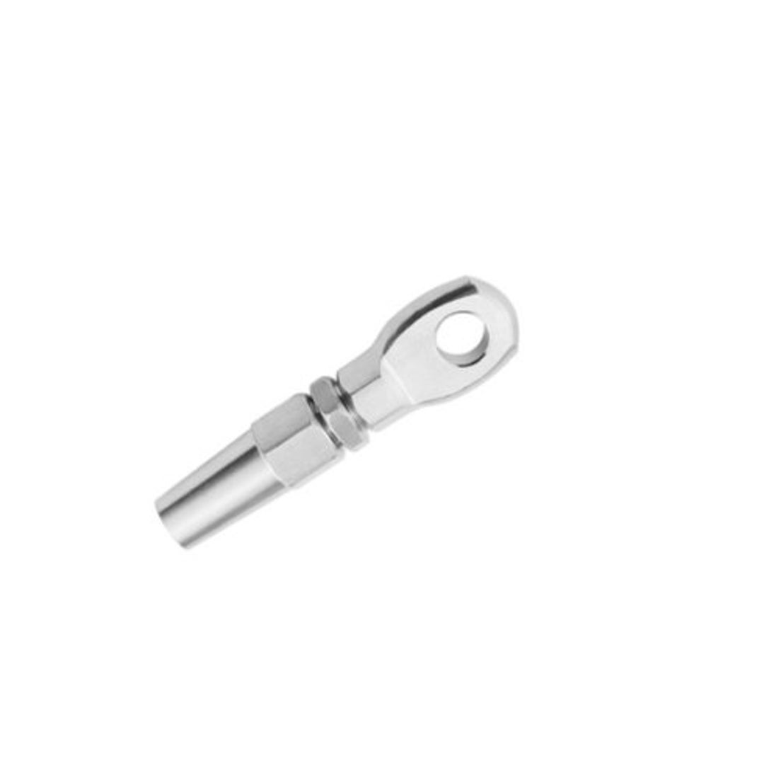 Swageless Threaded Eye Terminal for 3/16" ,1/8",5/32 Cable Railing T316 ...