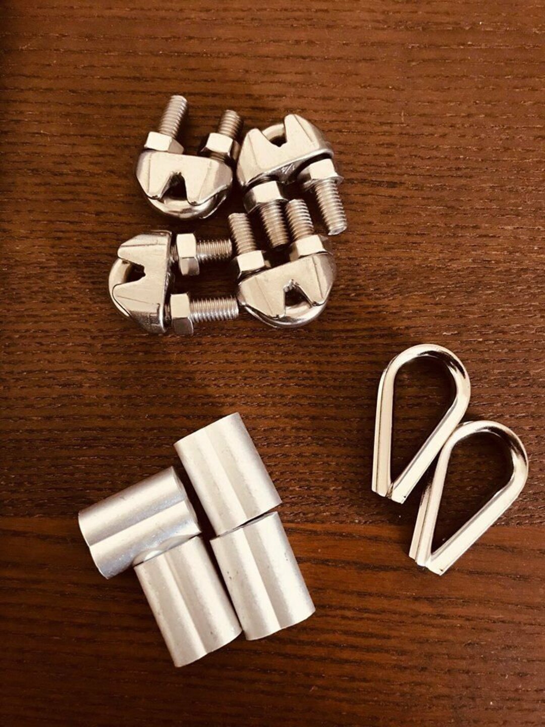 1/4" T316 Stainless Steel Thimble Ferrule Sleeve Clips - Etsy