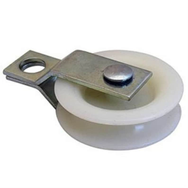 1-3/4" Split Bracket Nylon Baseball Batting Cage Cable System Pulleys ...