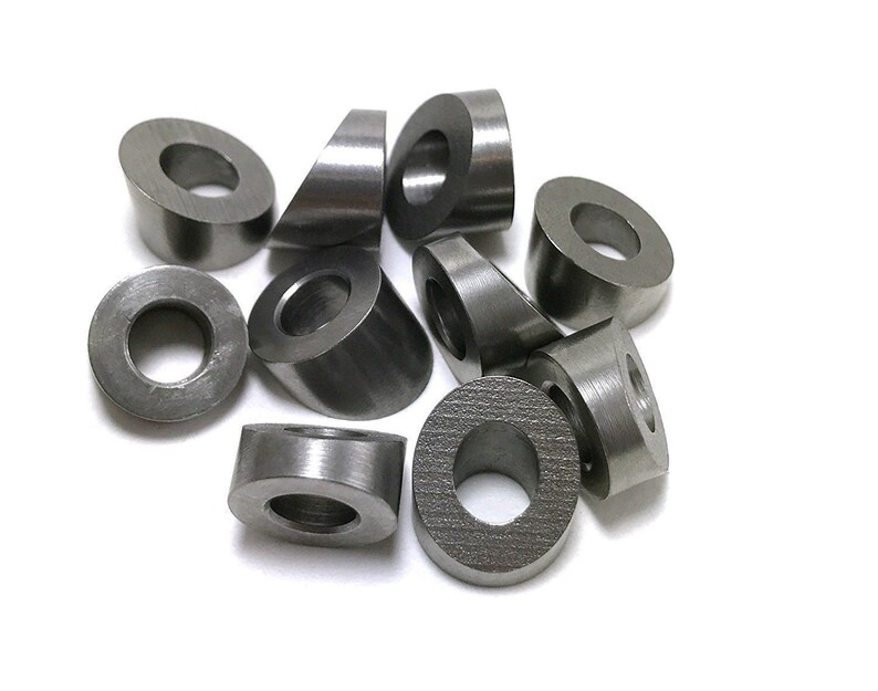 T316 Stainless 30 Degree Angled Washer-for 1/8'' & 3/16'' Cable Railing ...