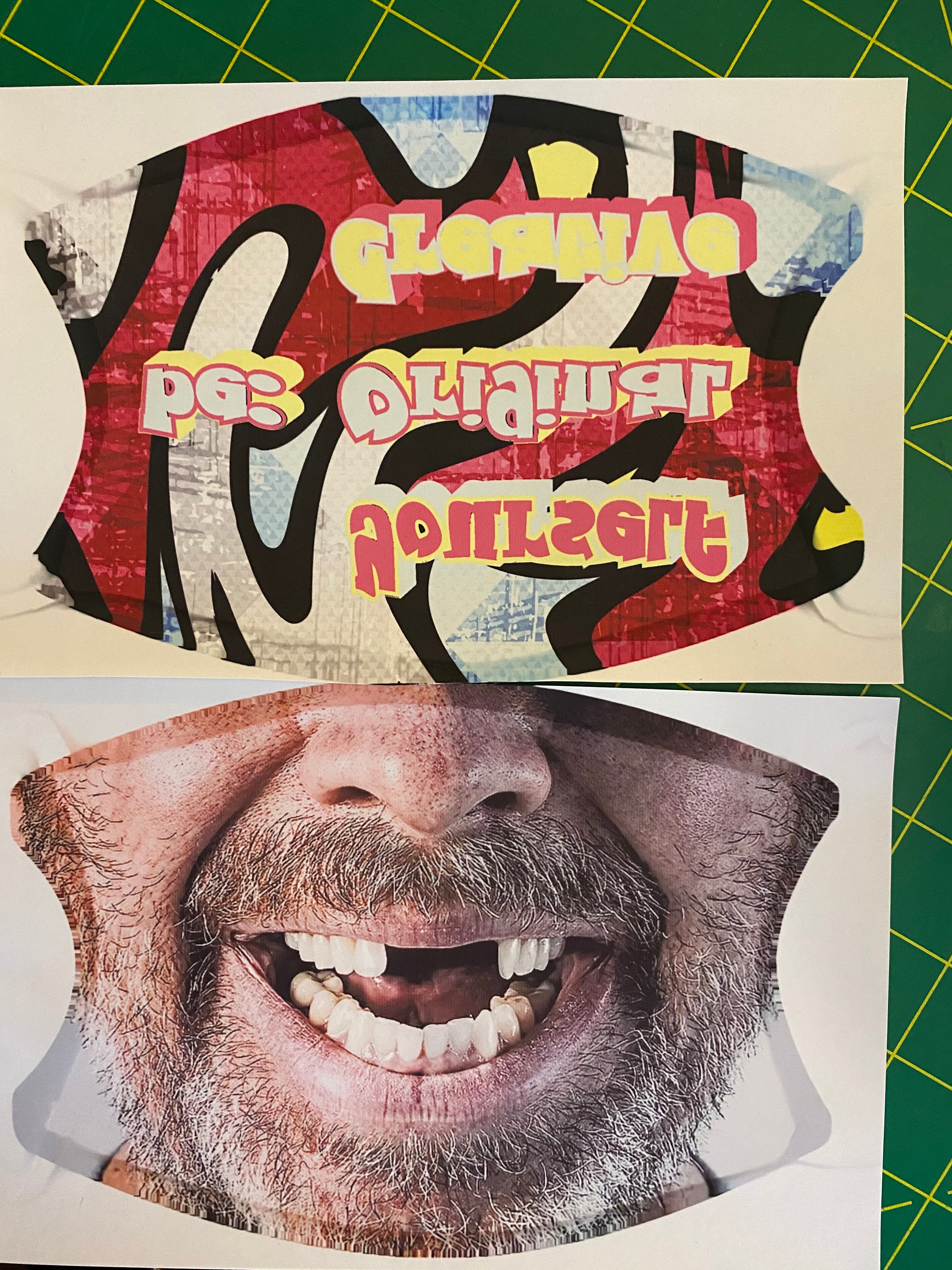 Round Edge Digital Face Mask Template DIGITAL FILE NOT a - Etsy Canada