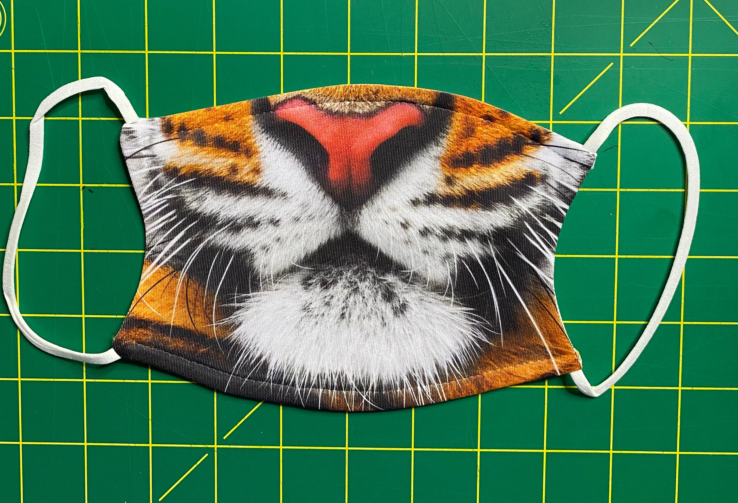 Round Edge Digital Face Mask Template DIGITAL FILE NOT a - Etsy