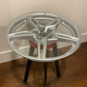 C8 Corvette Wheel Table - Etsy