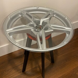 C8 Corvette Wheel Table - Etsy