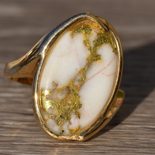 Gold Vein Quartz Jewelry - Etsy