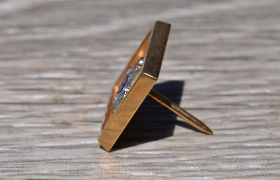Gold Filled Masonic Symbol Pin - Gem