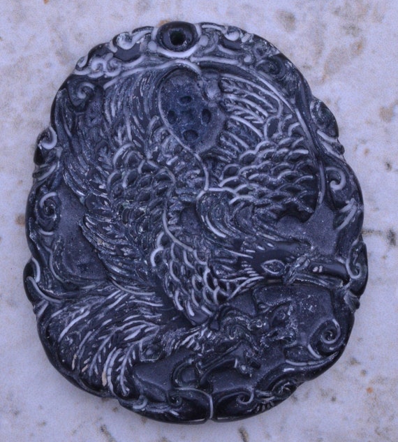 hand carved hard stone - Gem