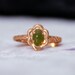 Nephrite Ring in Yellow Gold - Etsy
